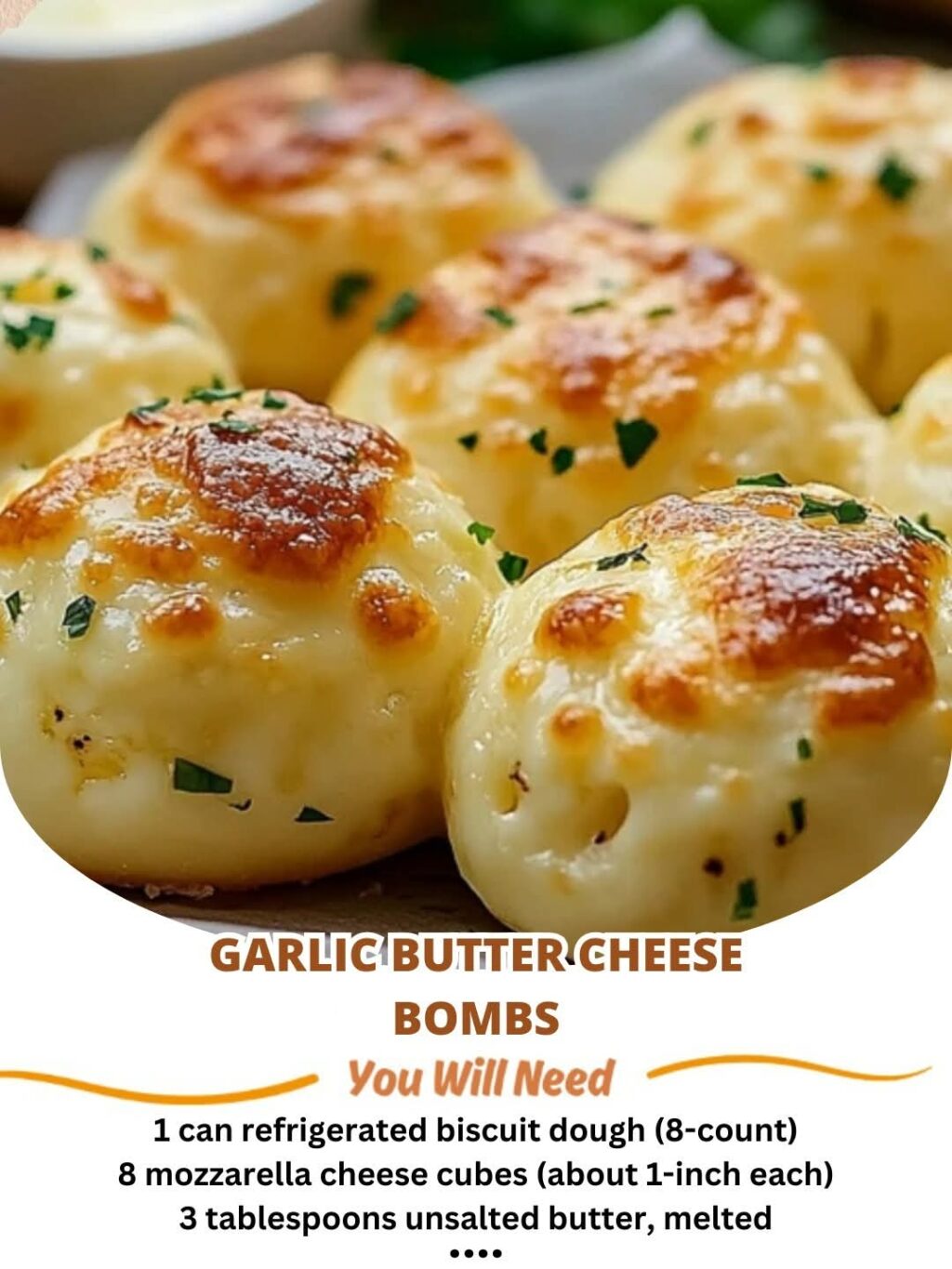 Garlic Butter Cheese Bombs: The Ultimate Cheesy, Garlicky Appetizer! 🧀 ...