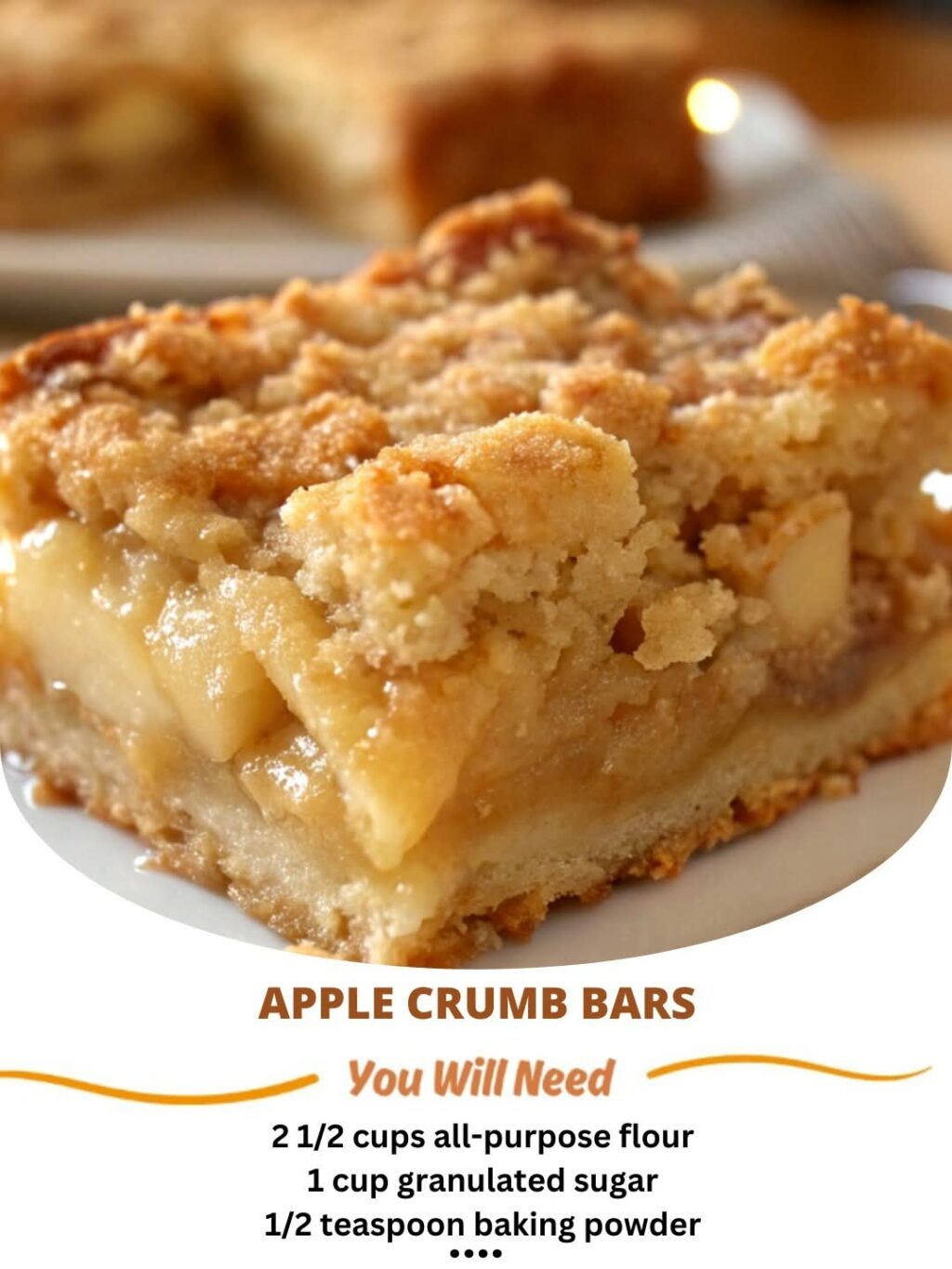 Apple Crumb Bars 🍎🍂: The Perfect Fall Dessert for Any Occasion ...