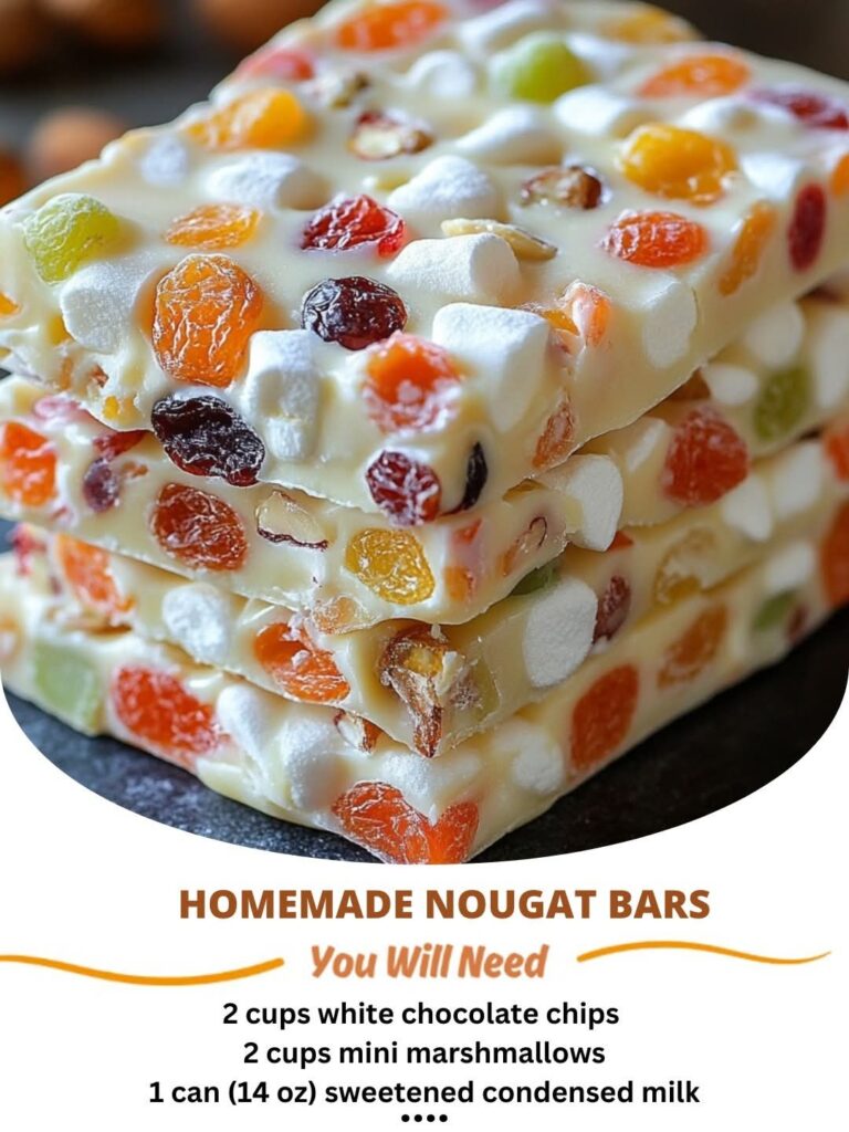Homemade Nougat Bars – Grandma's Recipes