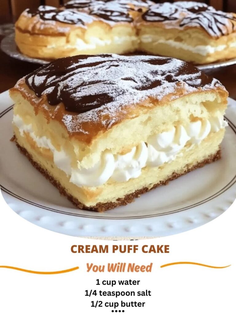 Cream Puff Cake – Grandma's Recipes