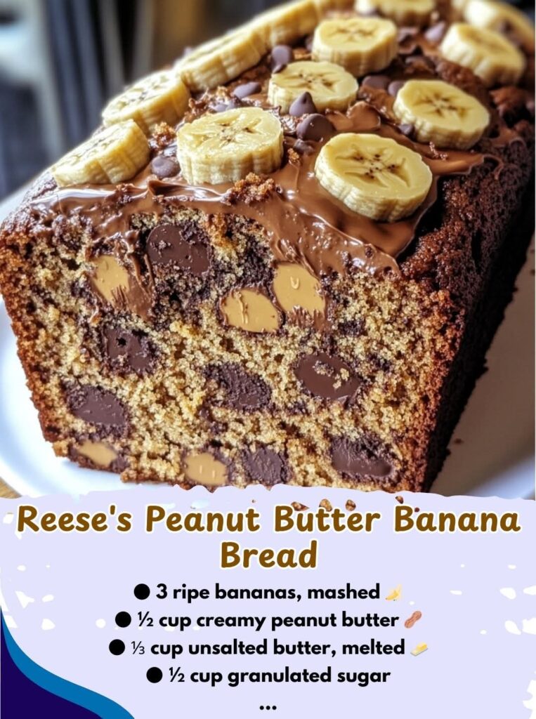 Reese’s Peanut Butter Banana Bread – Grandma's Recipes