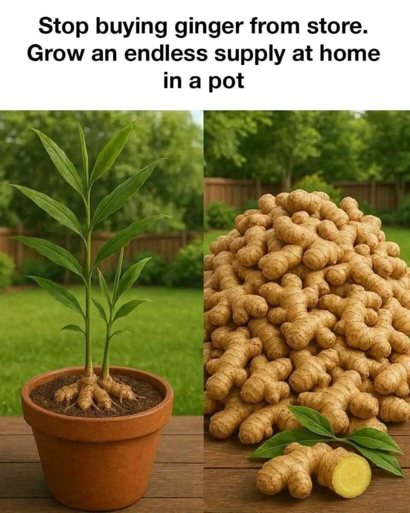 Grow Ginger at Home in a Pot – Grandma's Recipes