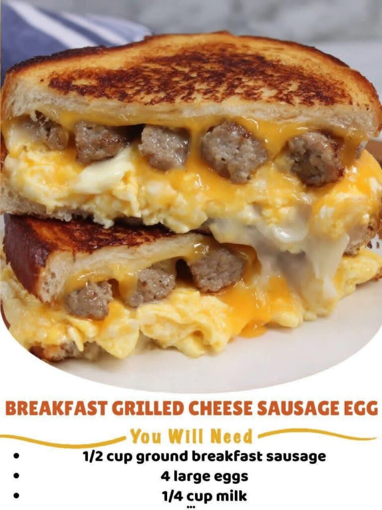 Breakfast Grilled Cheese Eggs – Grandma's Recipes
