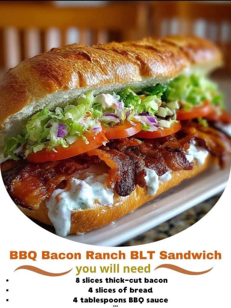BBQ Bacon Ranch BLT Sandwich: The Ultimate Flavor-Packed Bite – Grandma ...