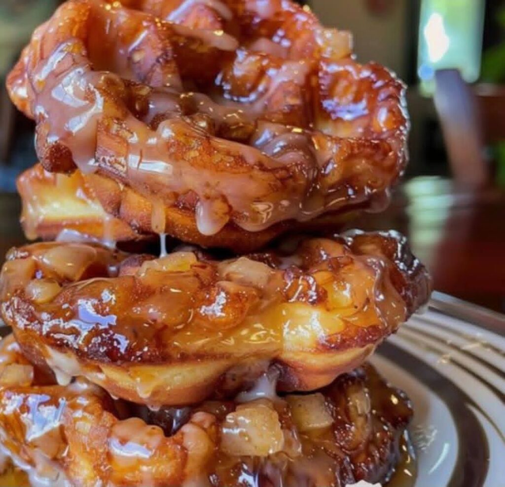 Apple Fritter Waffle Donuts Recipe – Grandma's Recipes